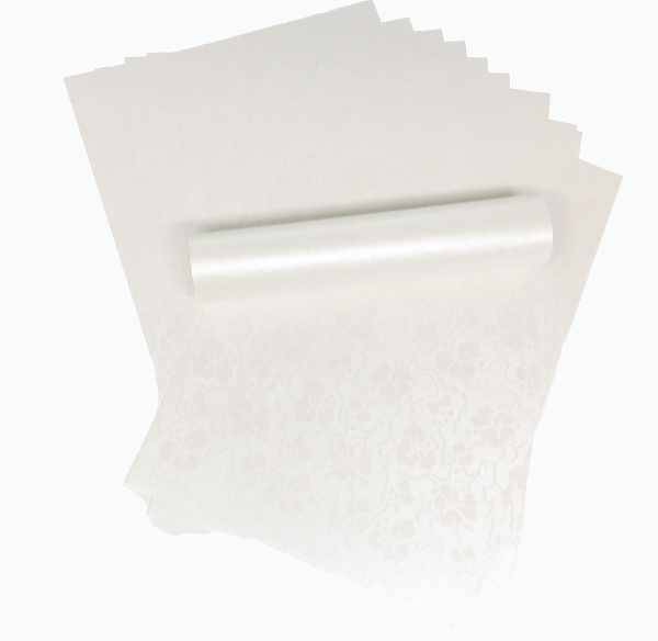 A4 Dandy White Broderie Embossed Paper 120gsm – Syntego