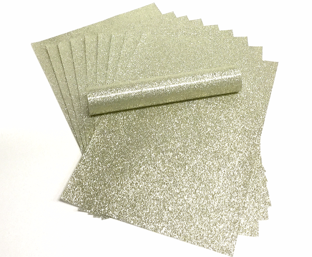 A4 Pale Gold Glitter Paper Soft Touch Non Shed 150gsm Pack of 10 Sheet ...